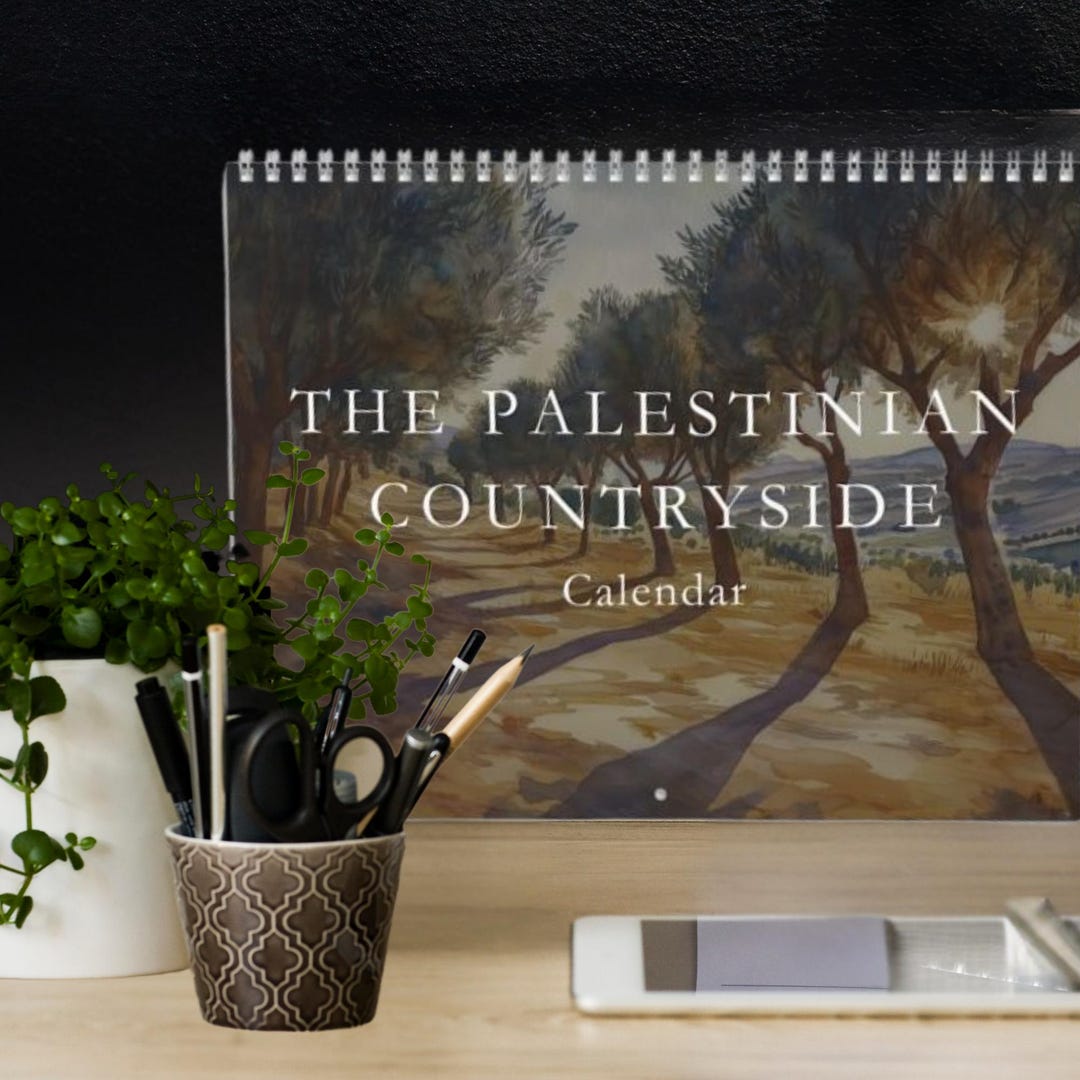 Palestine Countryside Calendar, Free Palestine, Yearly Hanging Calendar ...