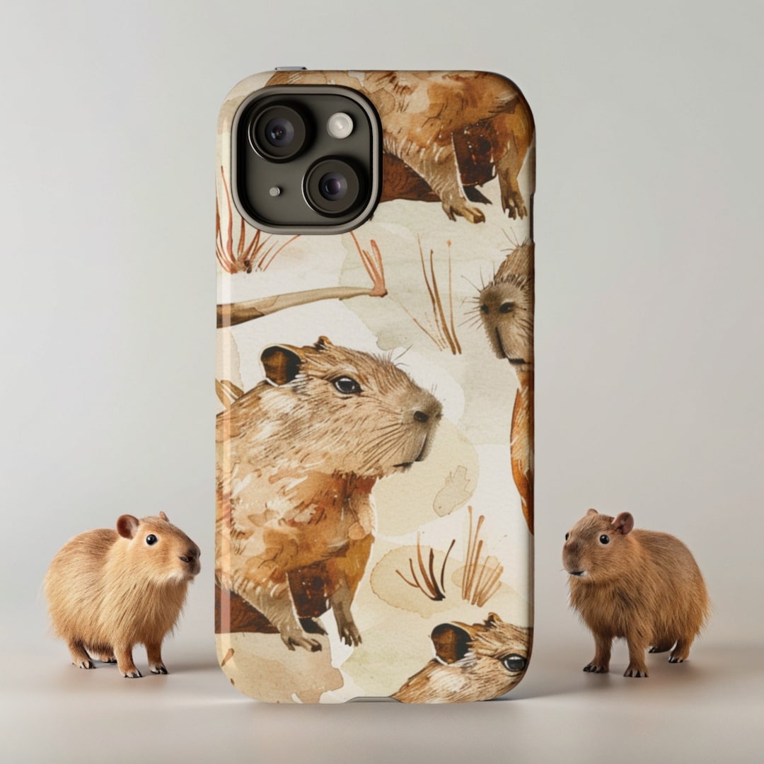 Capybara Phone Case | Capybara Google Case | Tough iPhone Case 14 Plus ...