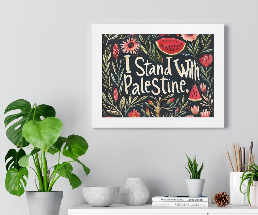 Palestine Watermelon Poster, Gallery Wall Art | Palestine Collection ...