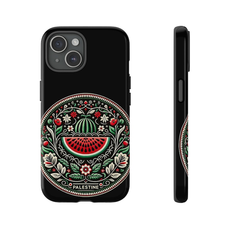 Palestine Phone Case, Traditional Tatreez Case , Palestinian Watermelon ...