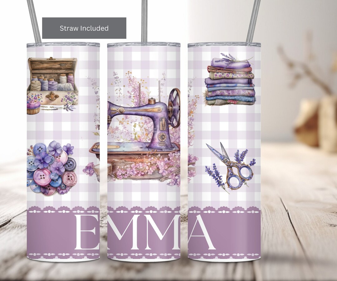 Custom Sewing Tumbler Cup | Sewing Tumbler Personalized | Knitting ...