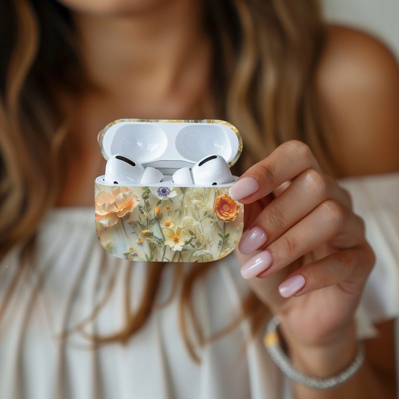 AirPod Case Flowers - Etsy