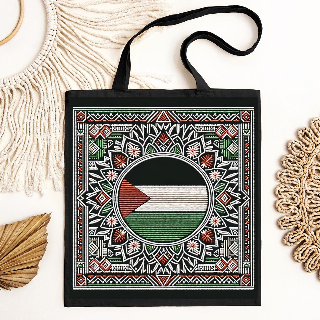 Palestine Tote Bag | Palestine Gift | Palestinian Art | Palestine Flag ...