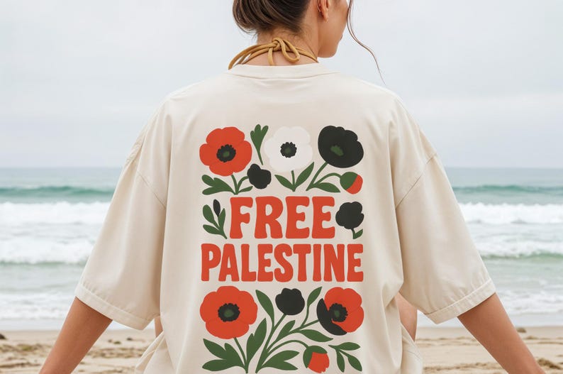 Palestine Shirt, Comfort Colors T-shirt, Support Palestine Crewneck ...