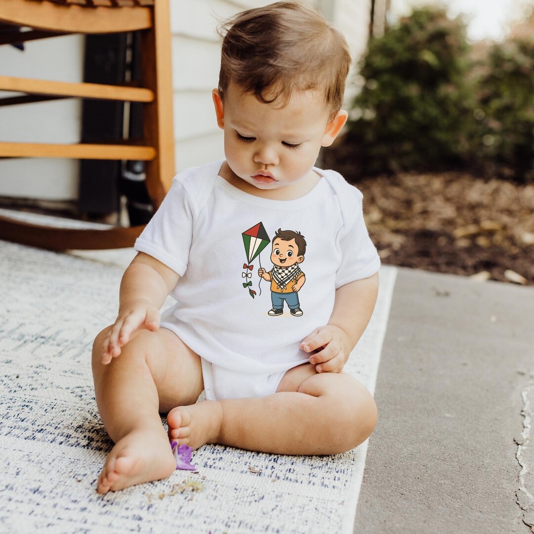 Palestine Baby Onesie's, Keffiyeh, Baby Shower Gift, Gaza Arab Apparel ...