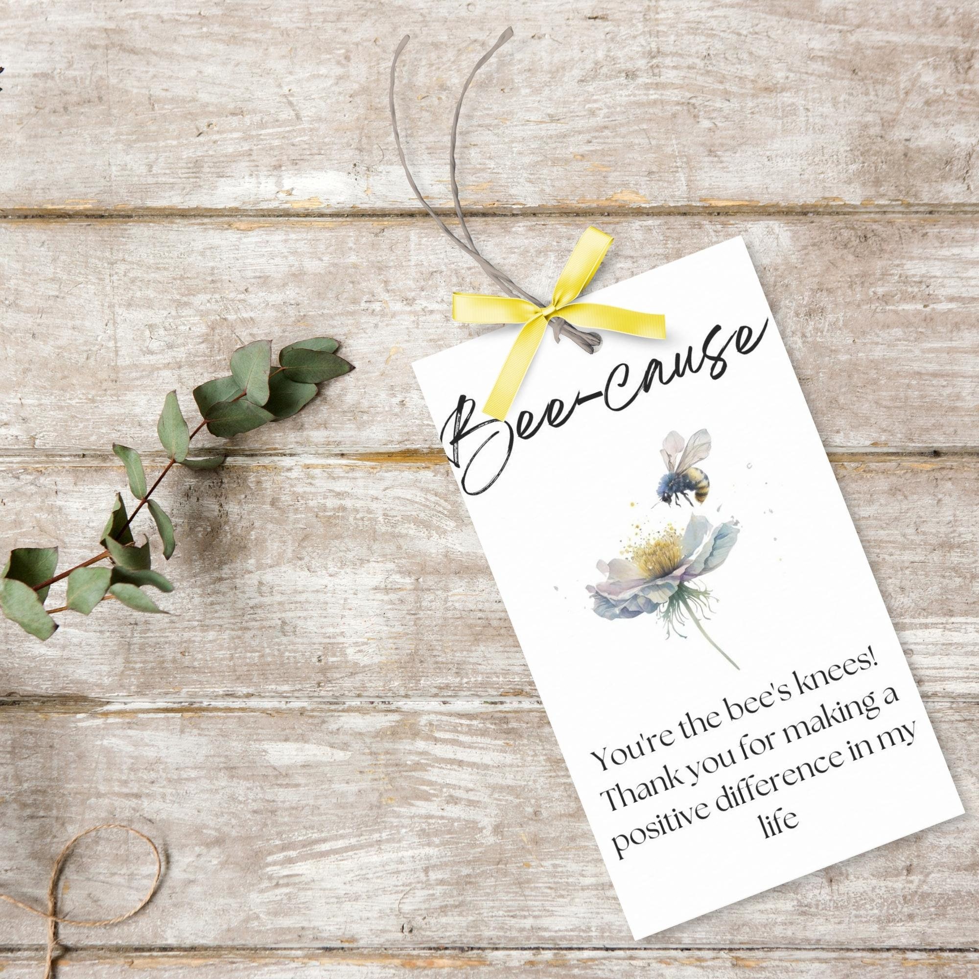 Bee Gift Tags Printable to and From Honey Bee Floral - Etsy