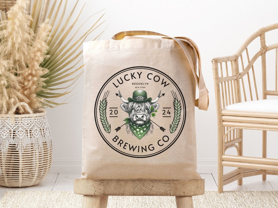Lucky Tote Bag | Irish Pride | Reusable Shopping Bag | Shamrock Tote ...