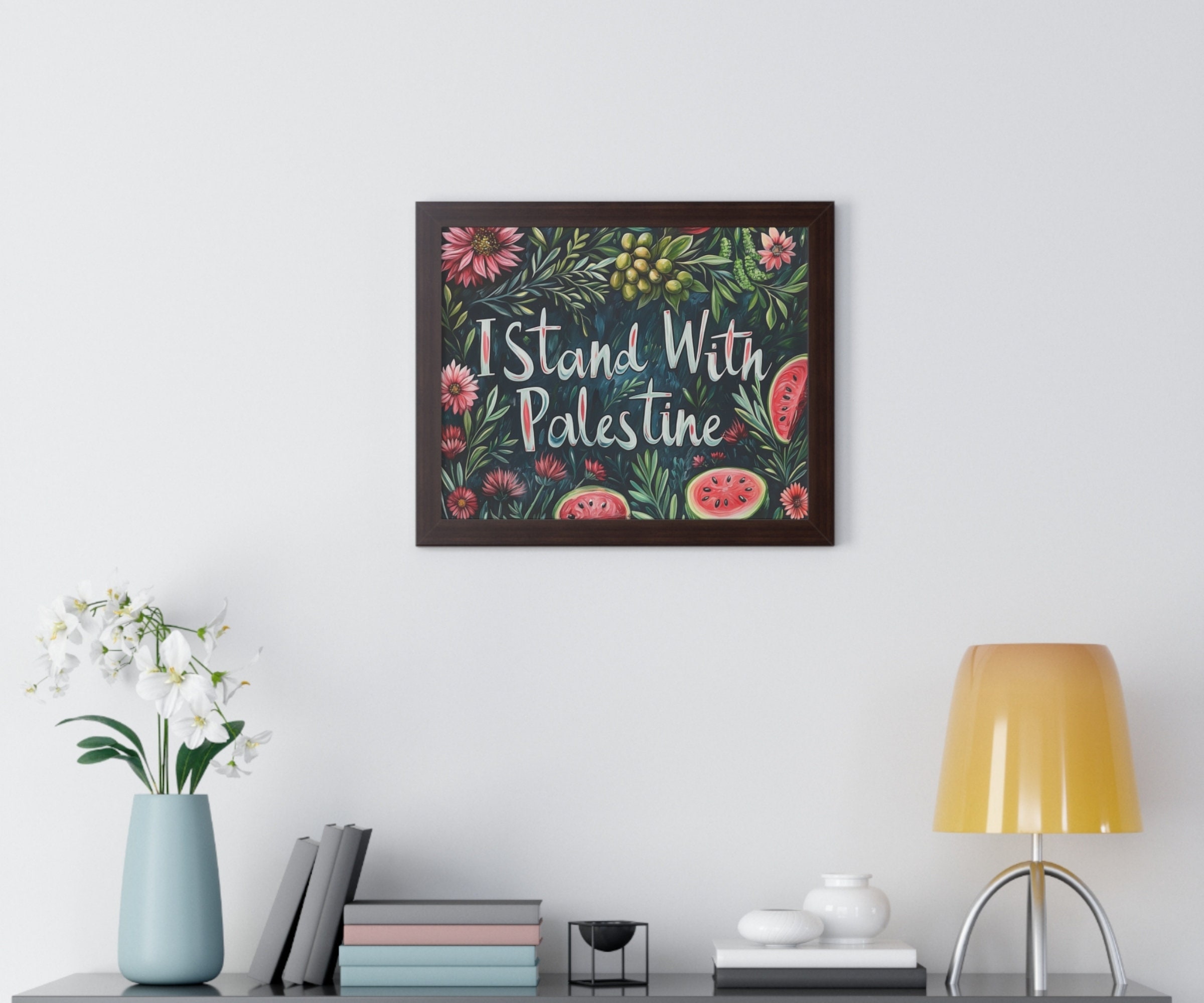 Palestine Watermelon Poster, Gallery Wall Art | Palestine Collection ...