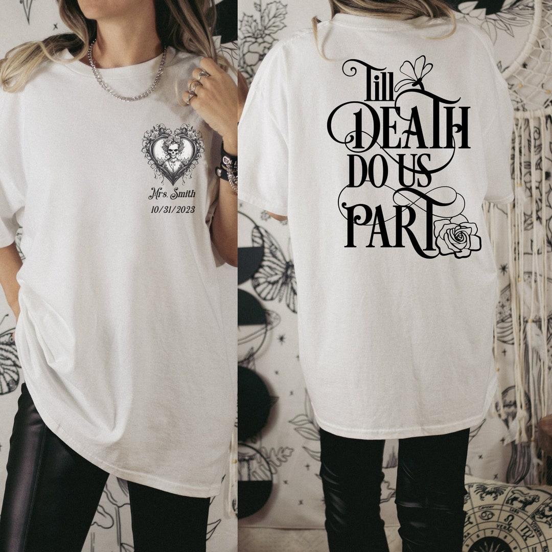 Bride or Die Bachelorette Skeleton Shirt, Personalizable, Till Death Do ...