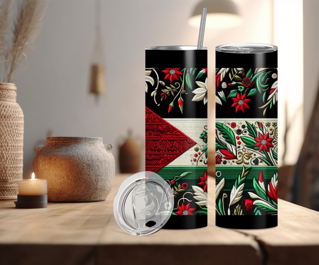 Palestine Mug | Free Palestine Cup | Palestine Decor | Straight ...