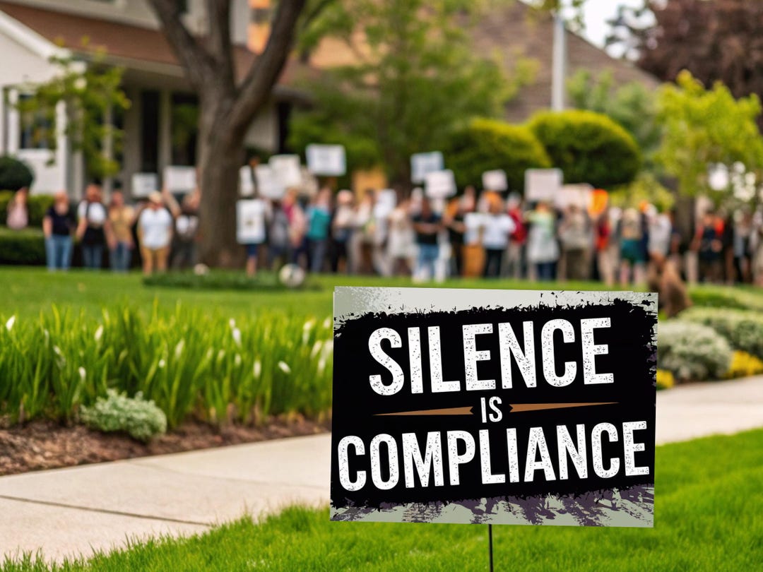 Resist Fascism Yard Sign, I Dissent Political Statement, Social Justice ...
