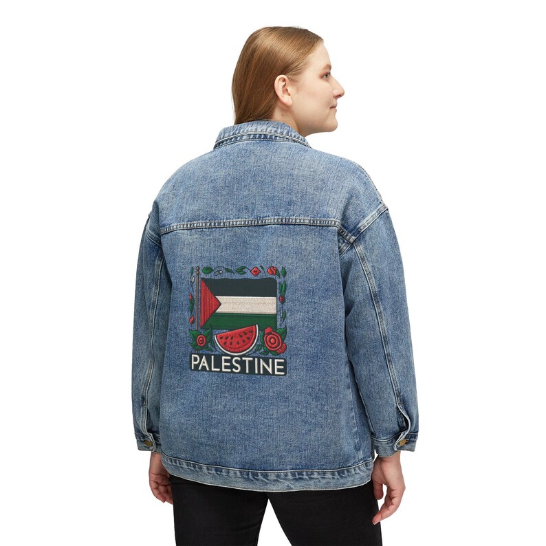 Palestine Print Jacket, Keffiyeh Duster, Palestine Kimono | Watermelon ...