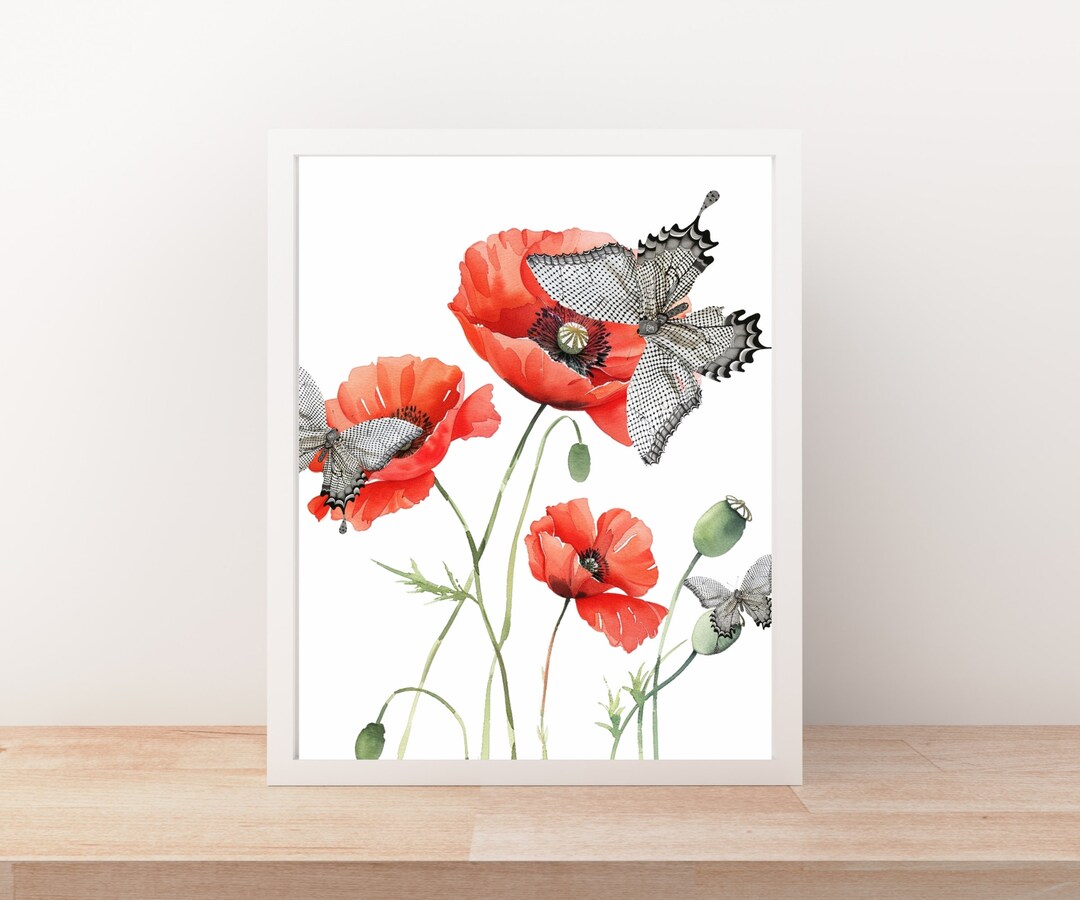 Visit Palestine, Free Palestine Art, Poppy, Palestinian Poppy, Wall ...
