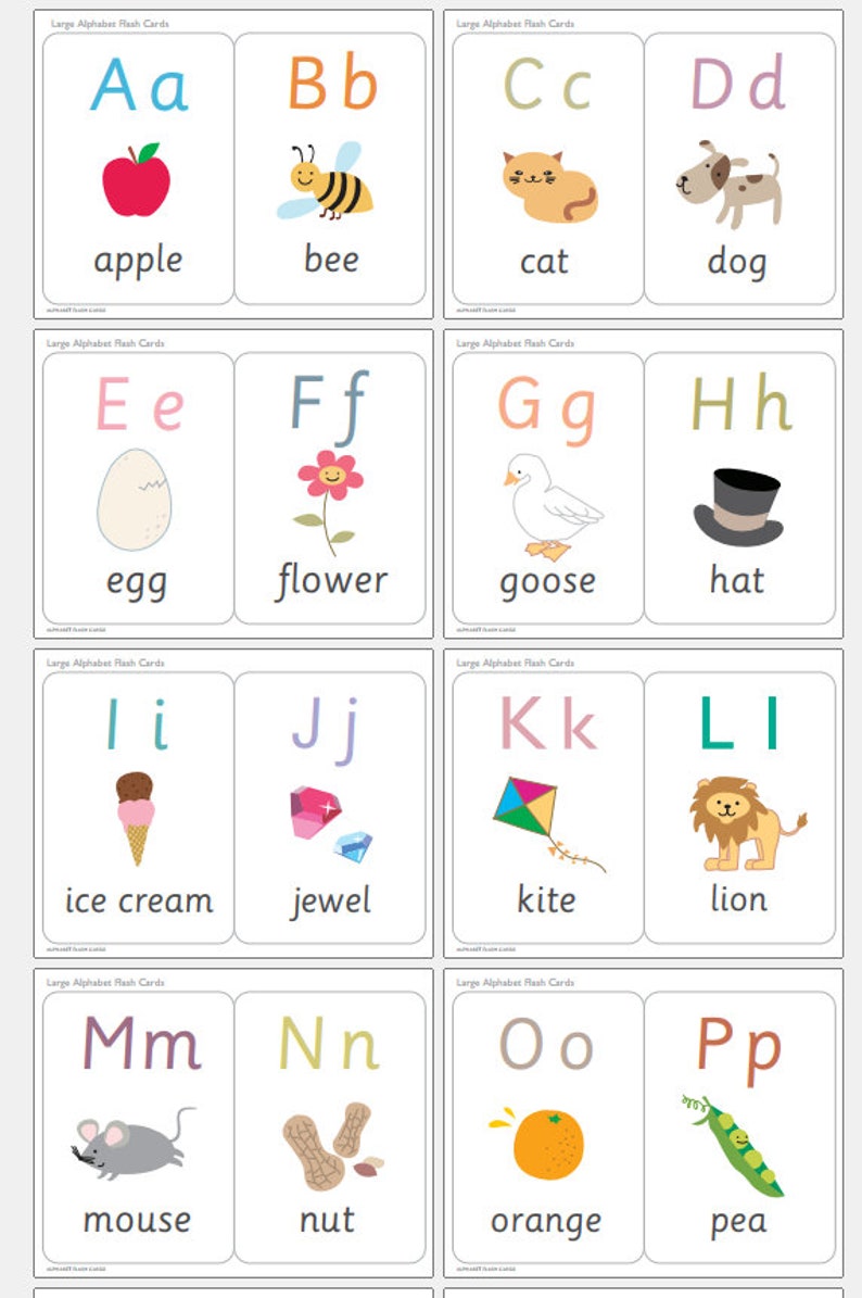Adventure Through the Alphabet: Engaging Flashcards for Kids! + FREE ...