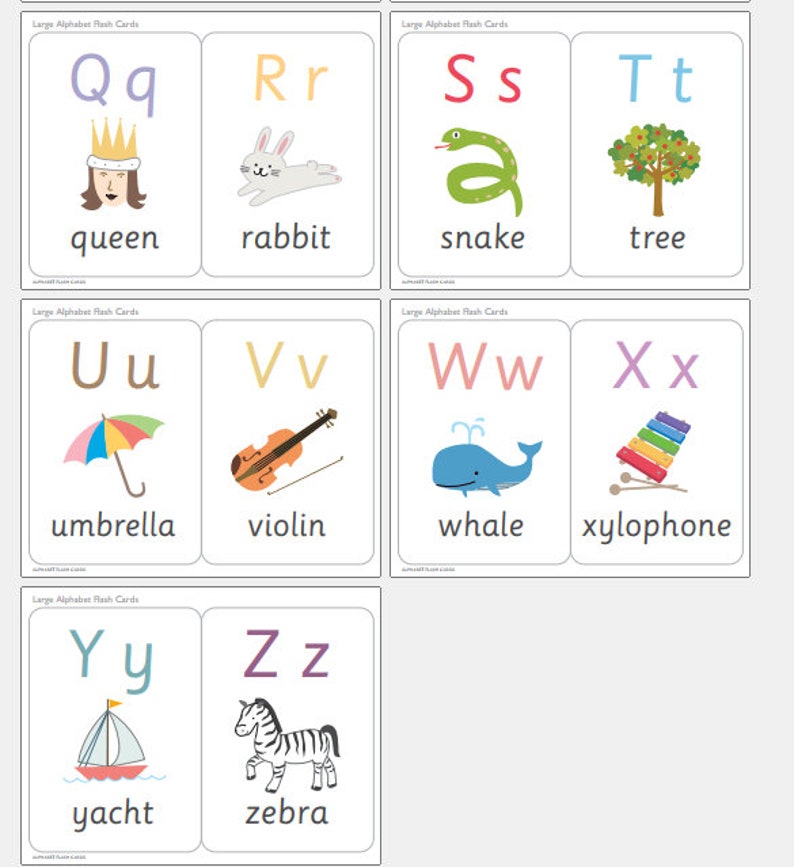 Adventure Through the Alphabet: Engaging Flashcards for Kids! + FREE ...