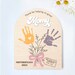 DIY Mothers Day Flower Handprint, Personalized Gift for Mom, Handprint ...