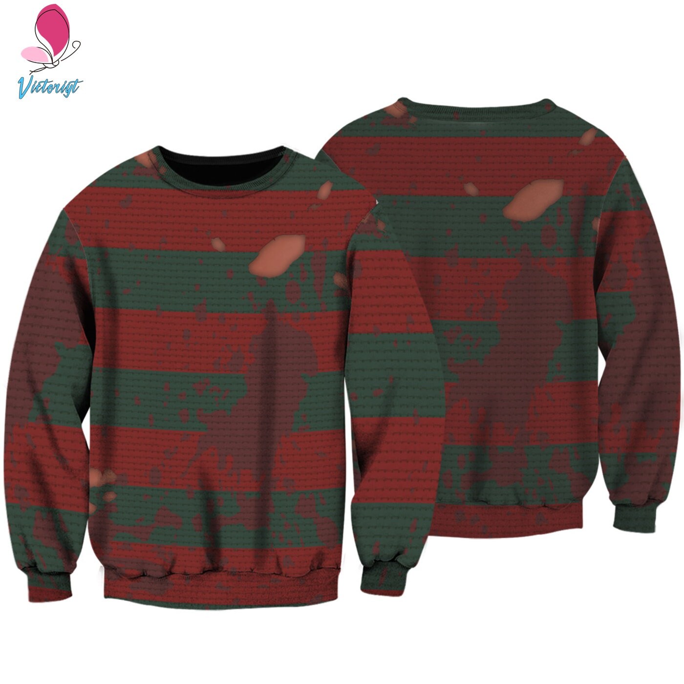 Horror Legend Cosplay | Freddy Krueger Halloween 3D Hoodie sold by ...