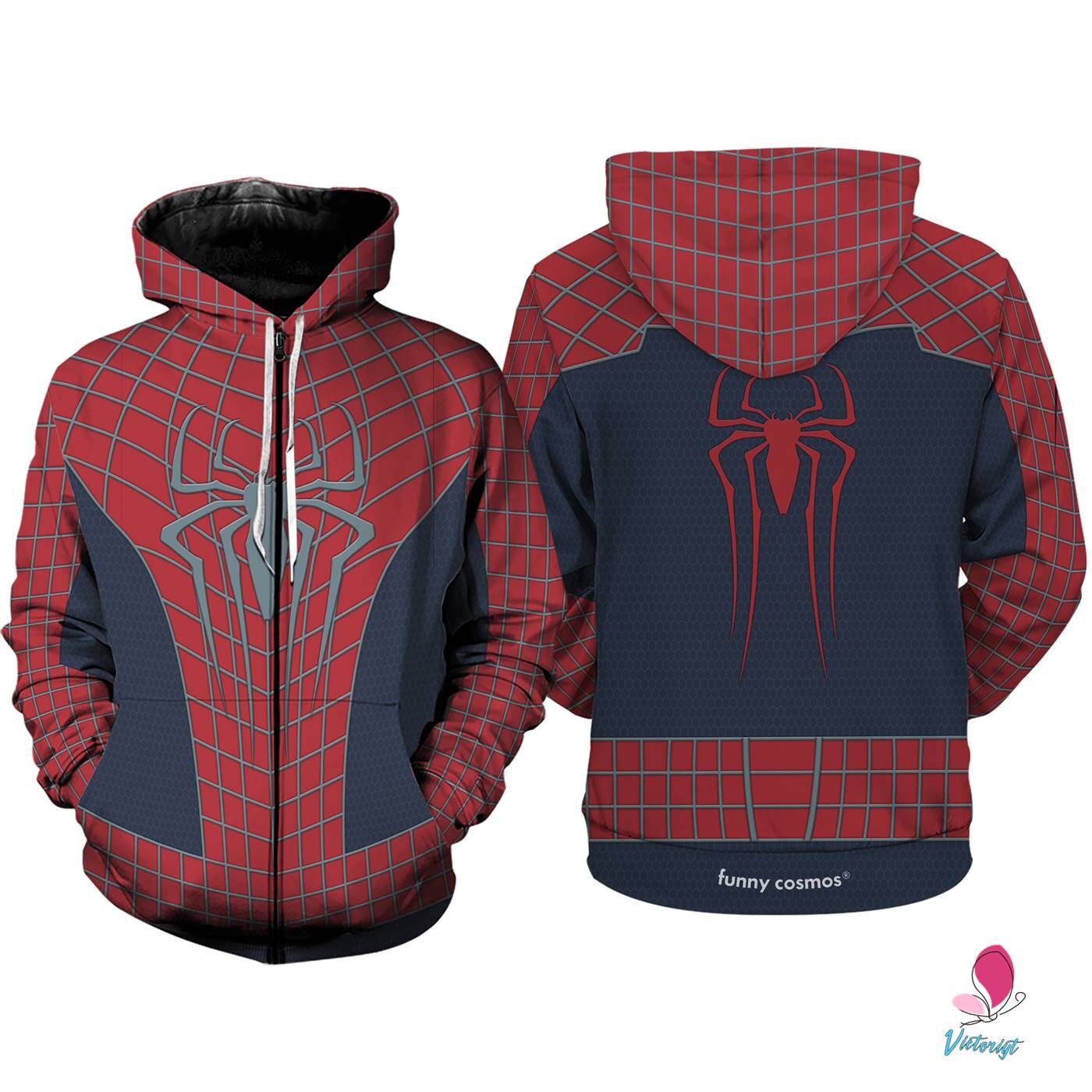 Spider Man Costume Hoodie Superhero Suit 3D Hoodie sold by Don Williams ...