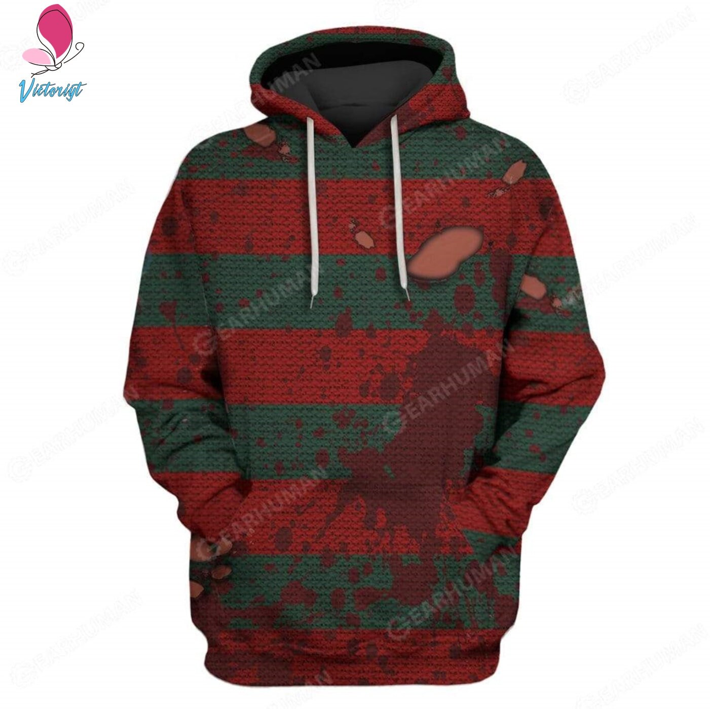 Horror Legend Cosplay | Freddy Krueger Halloween 3D Hoodie sold by ...
