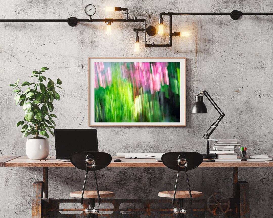 Begonia Wall Art No 2 ICM Abstract Photo Intentional Camera - Etsy