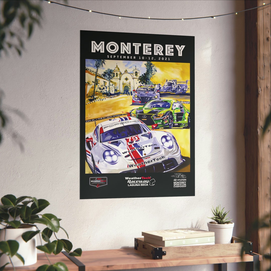 Laguna Seca Race Program Poster: Monterey IMSA Sportscar Championship ...