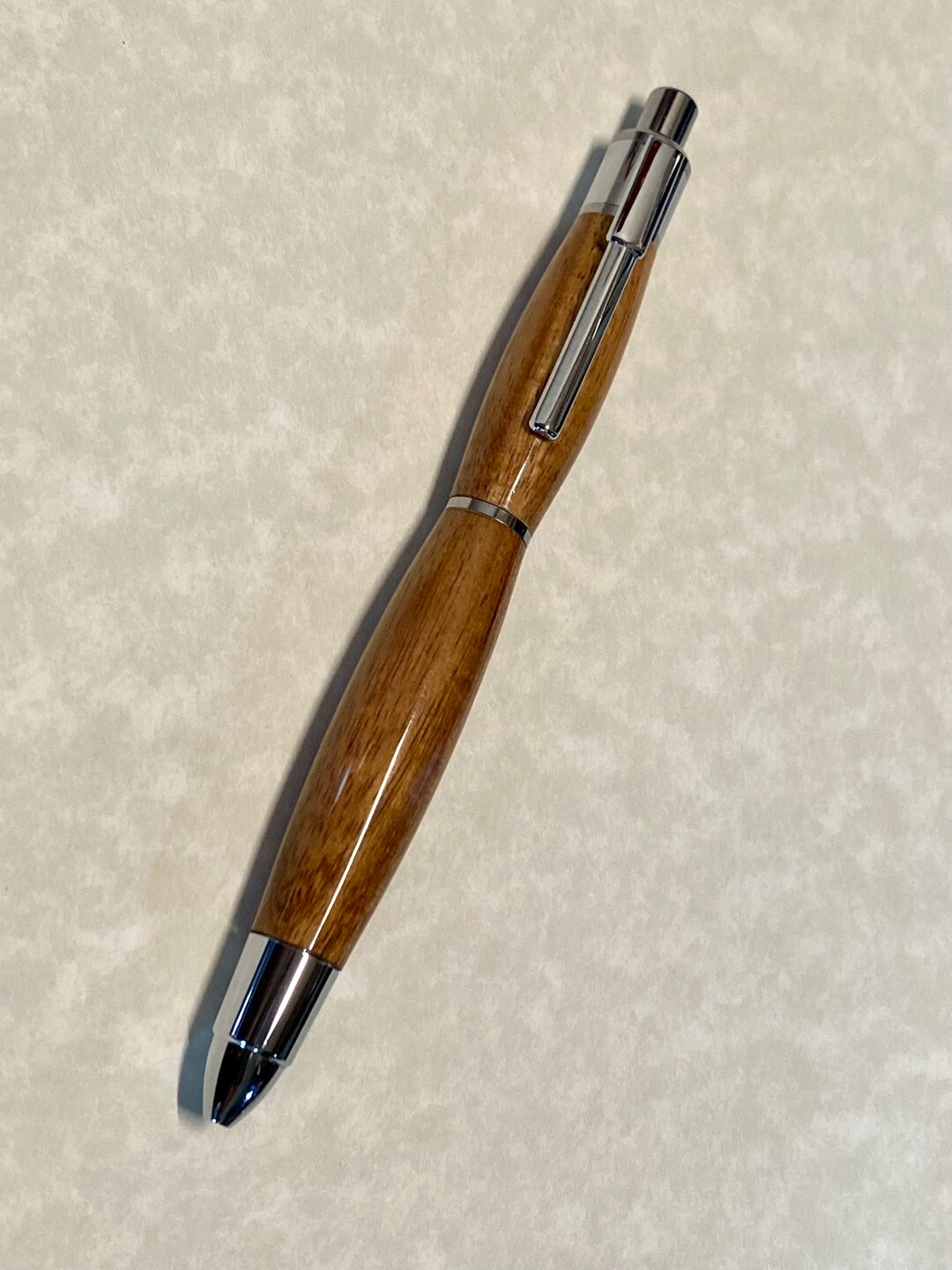 Brazilian Cherry Ball Point Click Pen - Hand Turned - Etsy