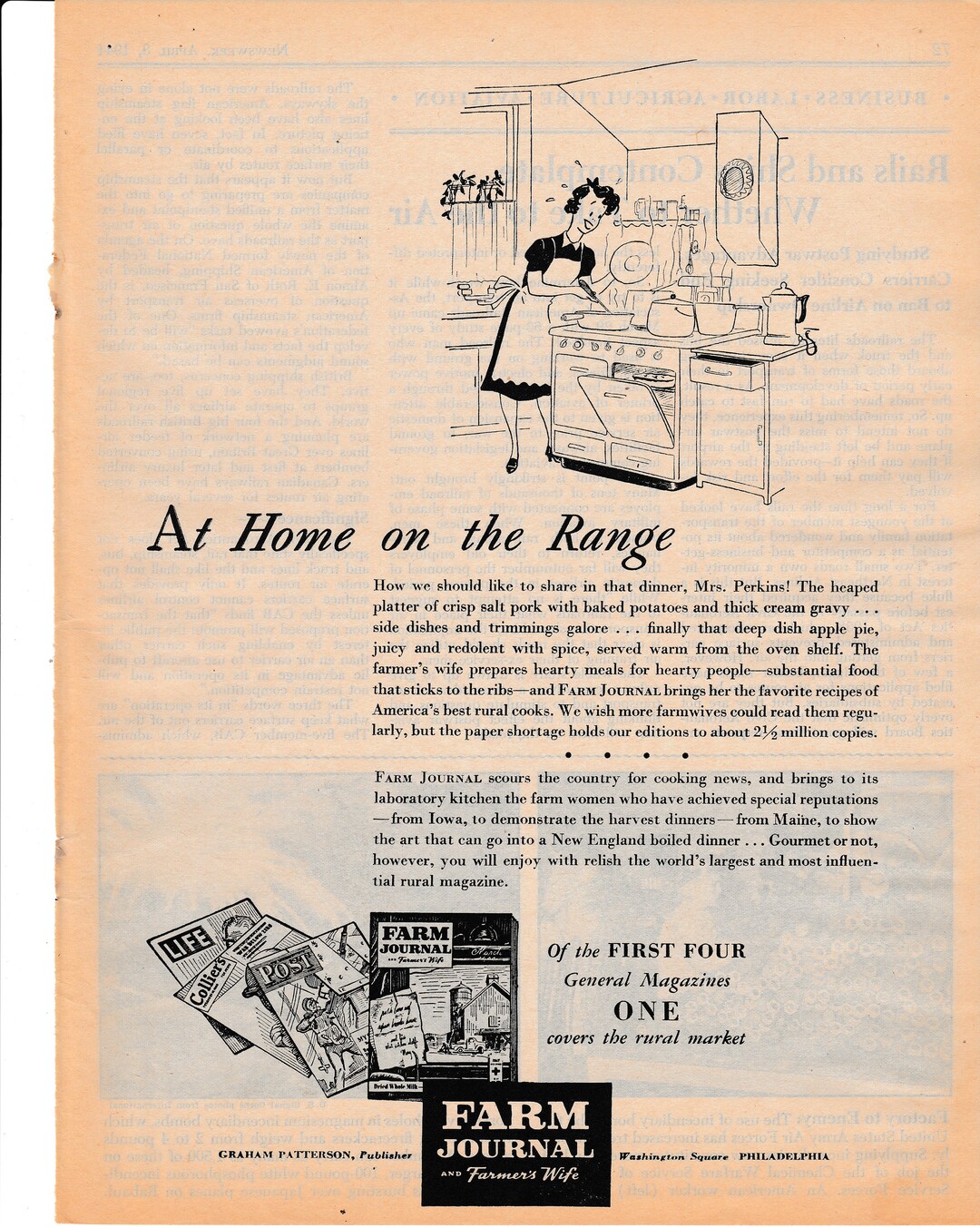 Farm Journal Magazine Print Ads - Etsy