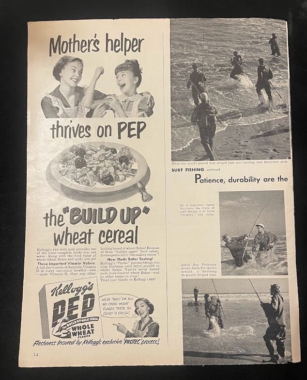 1960's Kellogg's Pep Cereal Ad - Etsy