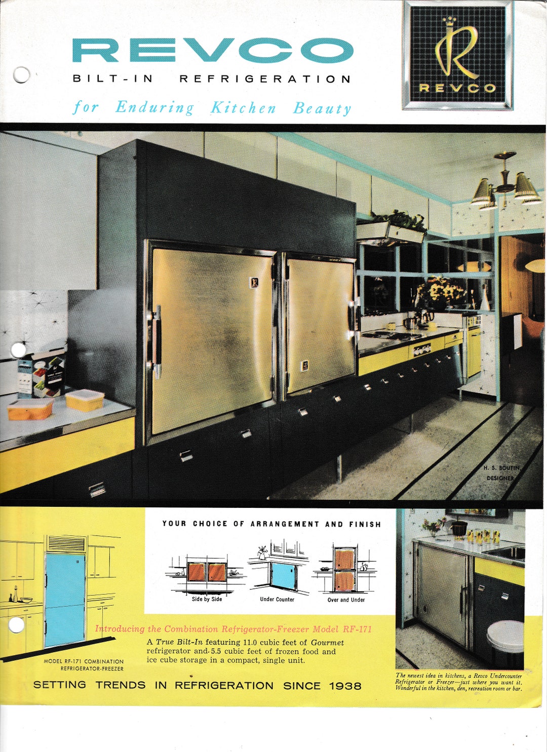 1960 Revco Gourmet Brochure and Specifications - Etsy