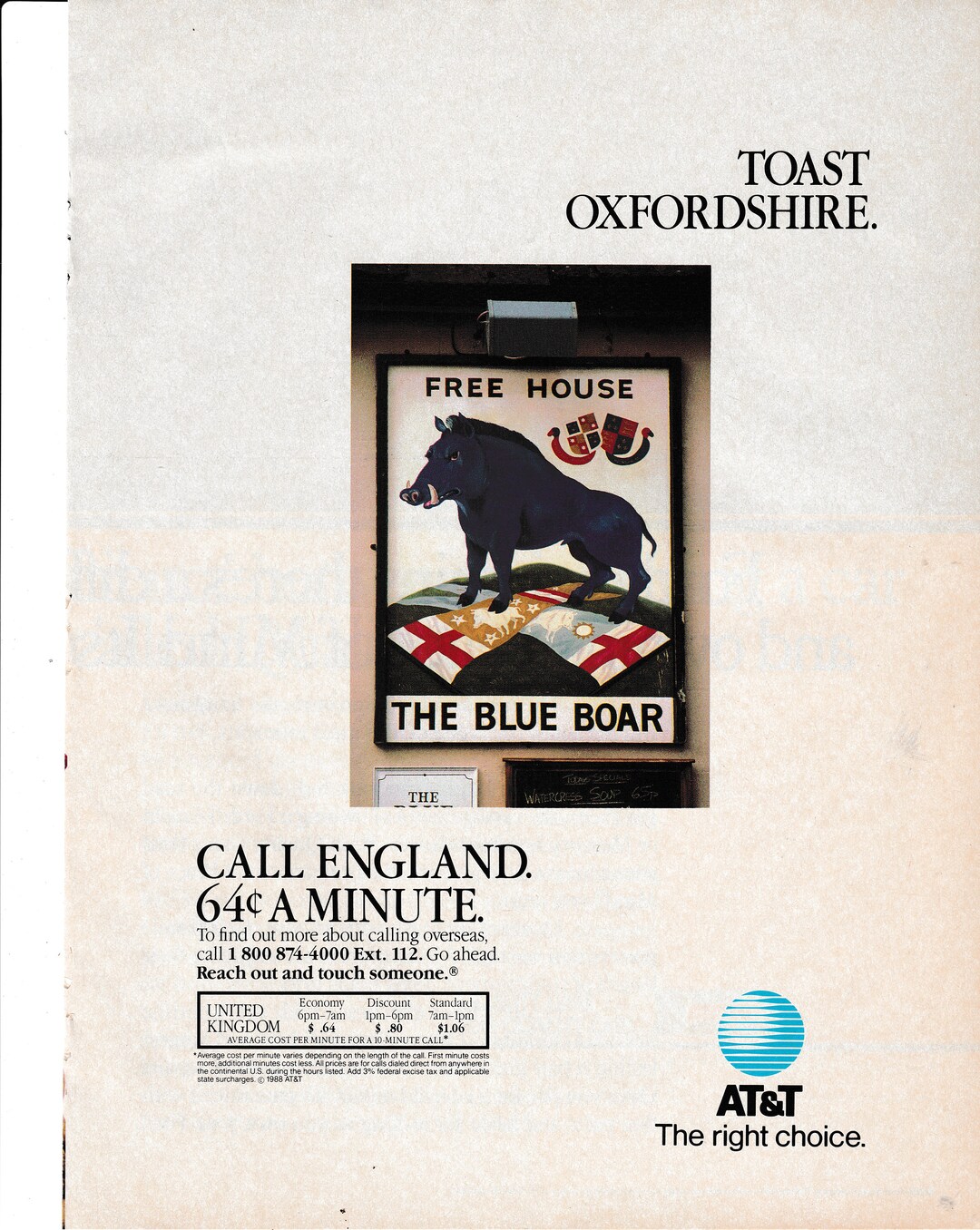 AT & T Print Ad - Etsy