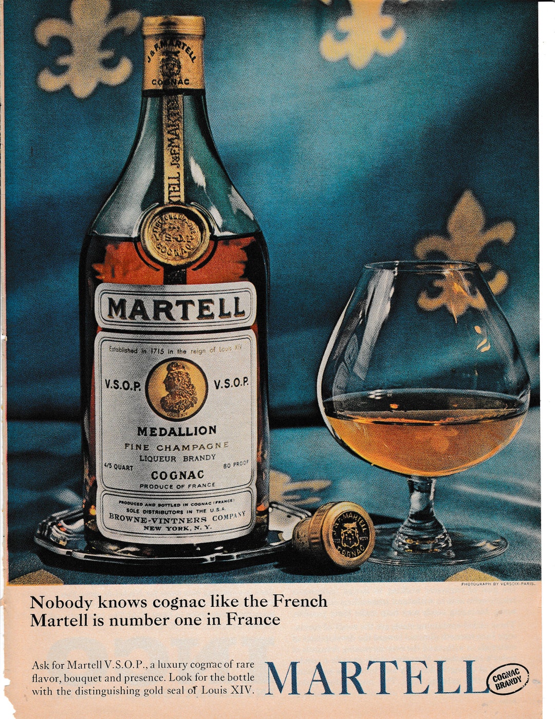 Martell Magazine Print Ad - Etsy