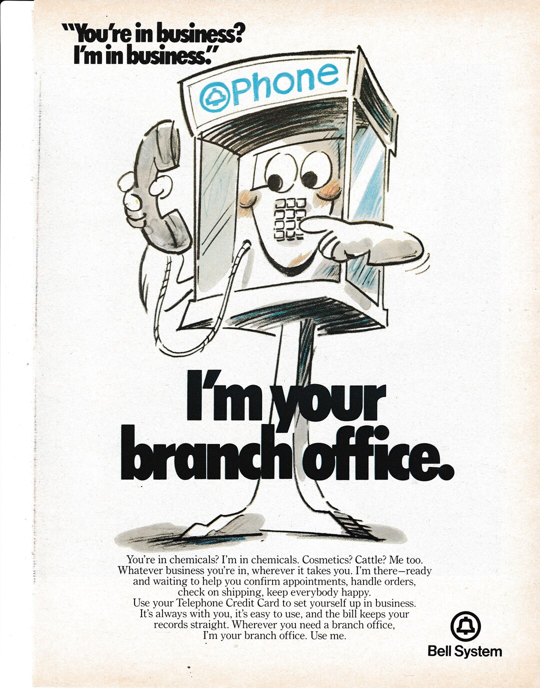 5 Bell Systems Magazine Print Ads - Etsy