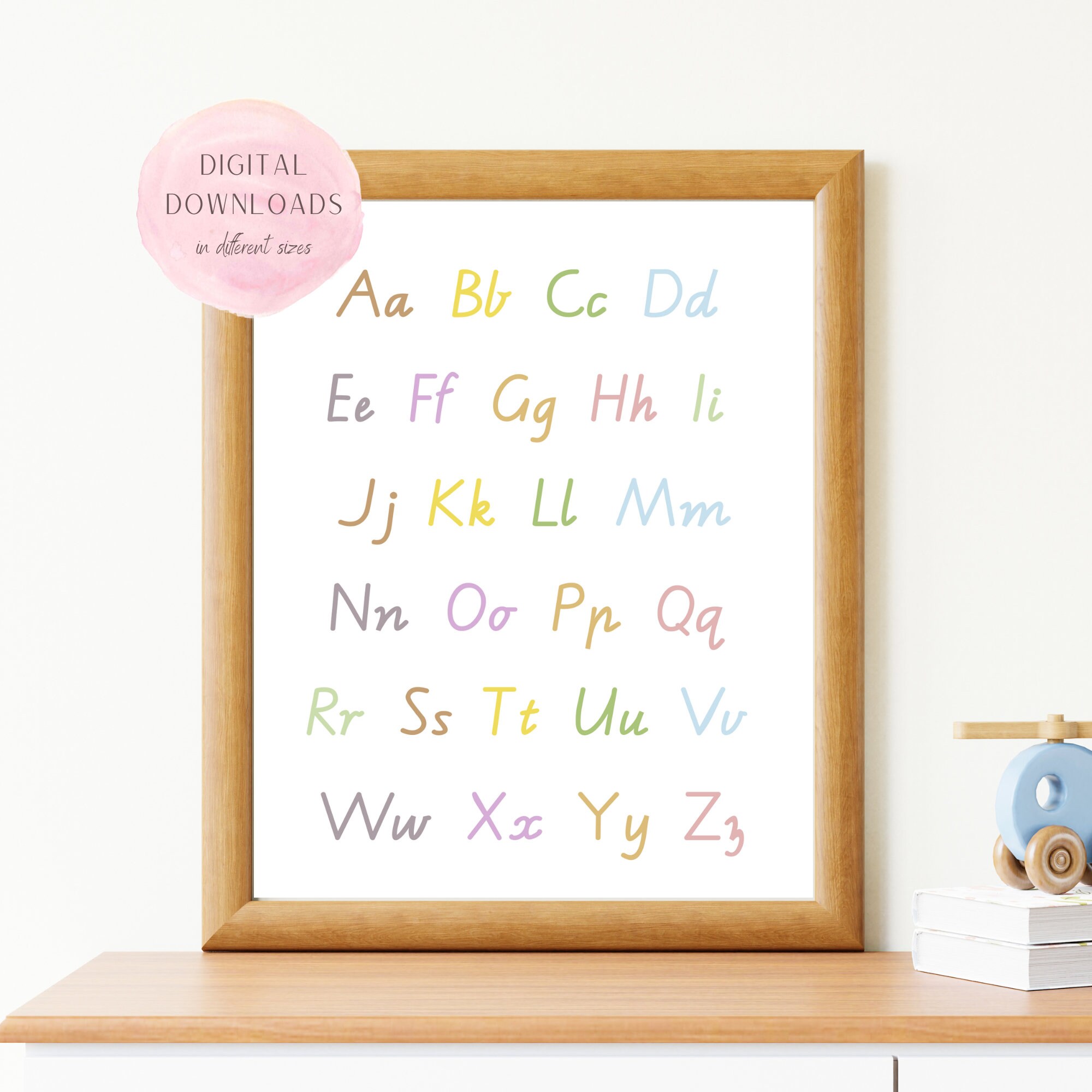 Alphabet Posters for Toddlers and Kinder Age, Phonics, Victorian ...