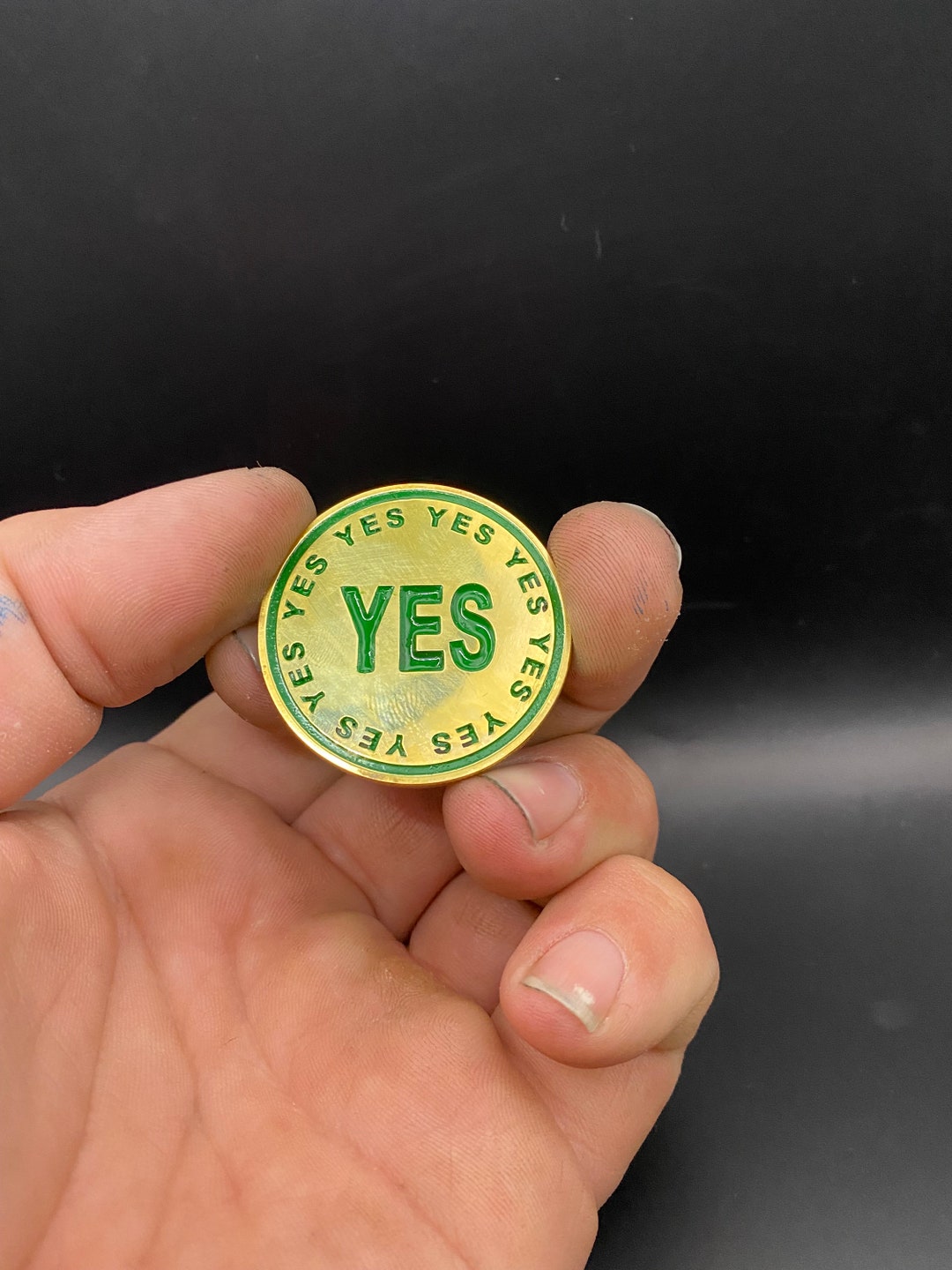 Decision Coin | Yes or No Coin | Flipping Coin | Spirit Coin | Luck ...