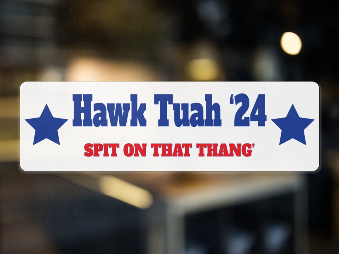 Hawk Tuah Spit on That Thang, Funny Sticker Meme, Hauk Tua 2024 ...