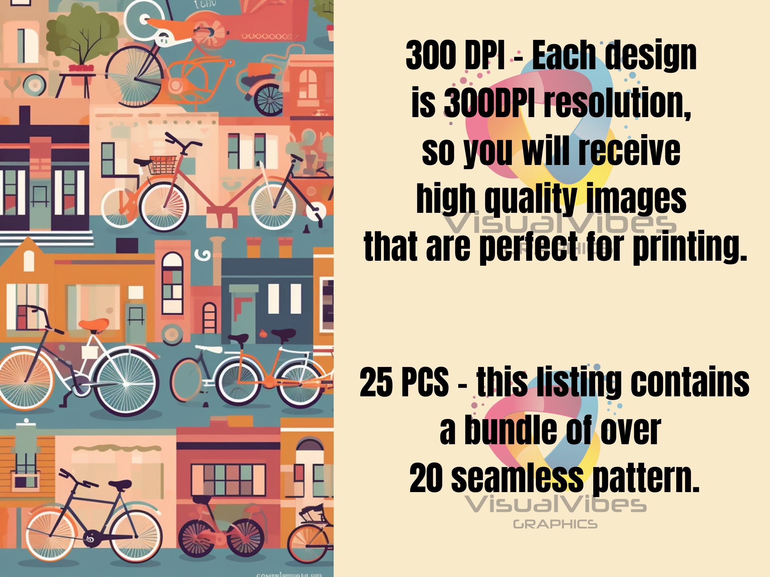 25 Seamless Cycling Pattern Bundle Bicycles Sports Cartoon Pattern PNG ...