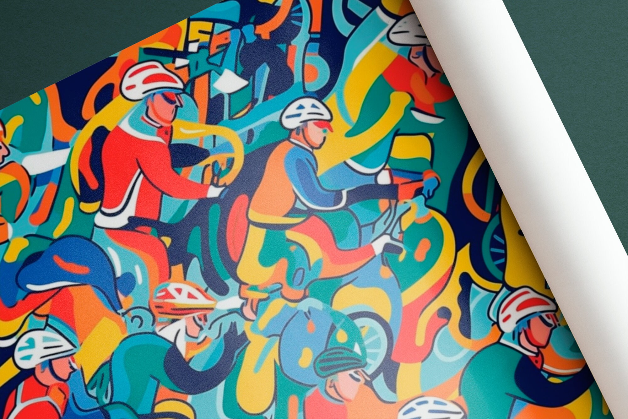 25 Seamless Cycling Pattern Bundle Bicycles Sports Cartoon Pattern PNG ...