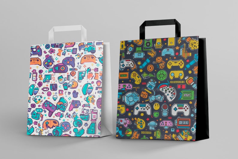 15 Gaming Seamless Patterns Gaming Designs Png Stickers Seamless ...