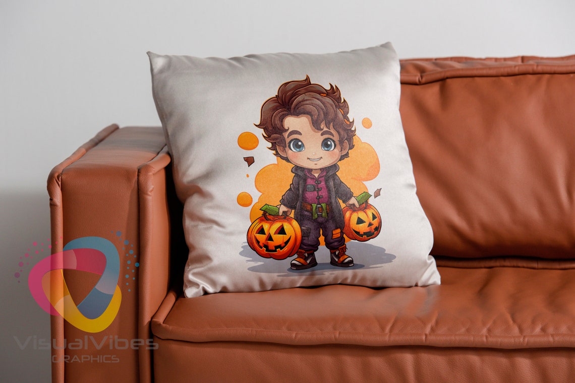 20 Cute Cartoon Kids in Halloween Costume Clipart Bundle Kids Sticker ...