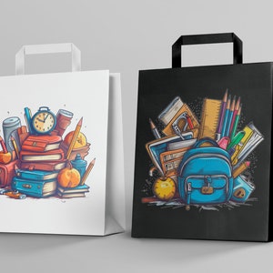 20+ Back to School Clipart Bundle Sticker PNG Classroom Decorations ...