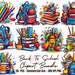 20 Back to School Clipart Bundle Sticker PNG Classroom Decorations ...