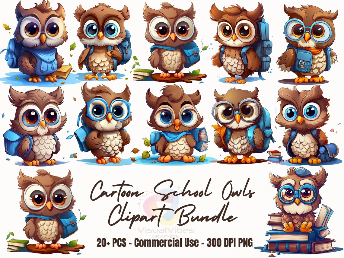 20 Cute Baby Boy Owl Clipart Boy Owl Sticker PNG - Etsy