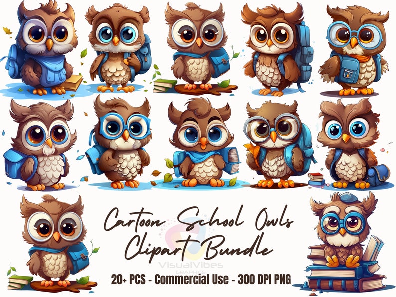 20+ Cute Baby Boy Owl Clipart | Boy Owl | Sticker | PNG | Commercial ...