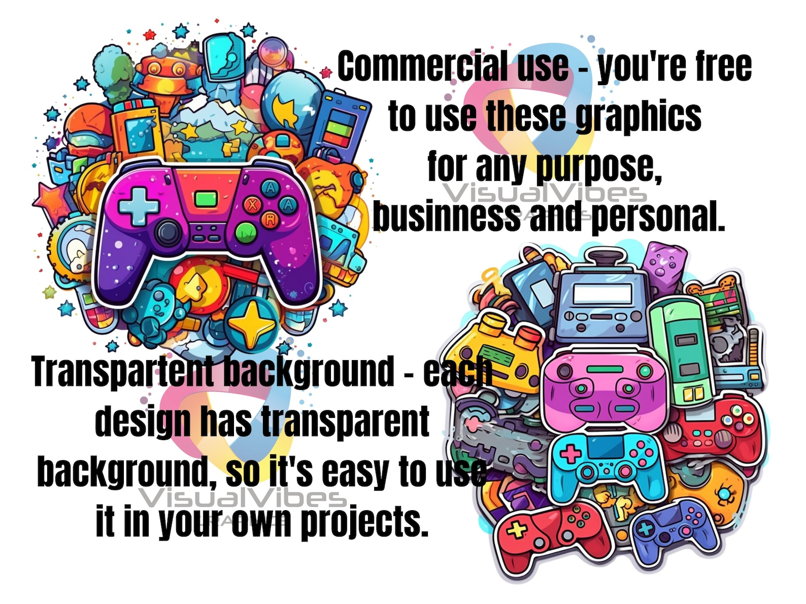 20 Gaming Clipart Bundle Gaming Stickers Png Gaming Room - Etsy