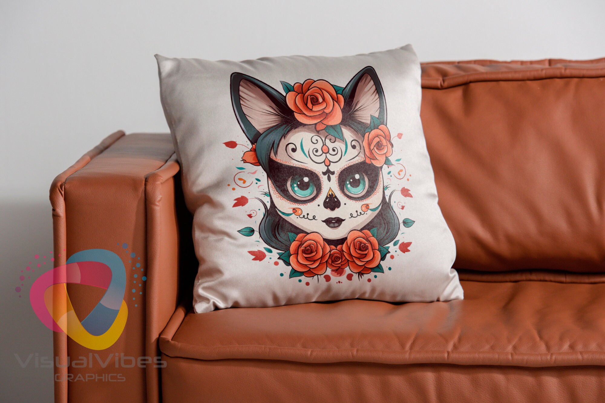 20 Cute Cartoon Dia De Los Muertos Cats Clipart Bundle - Etsy