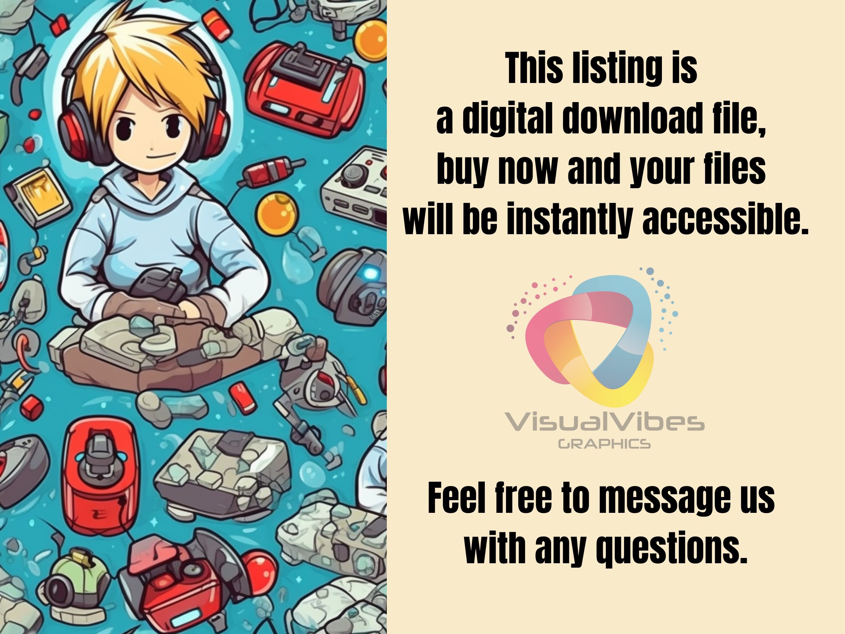 15 Gaming Seamless Patterns Gaming Designs Png Stickers Seamless ...