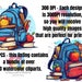 20 Back to School Clipart Bundle Sticker PNG Classroom Decorations ...