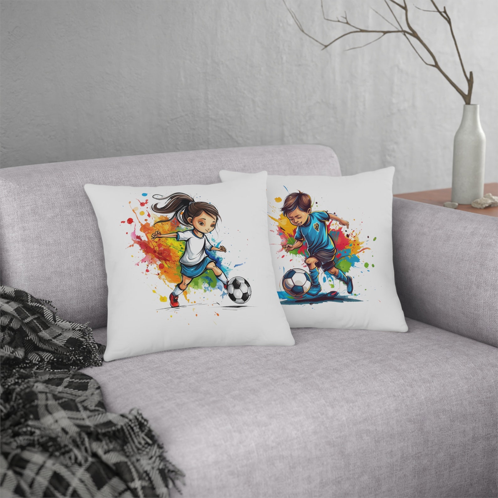 Over 30 Vibrant Soccer Kids Clipart Bundle Sticker PNG Soccer Stickers ...