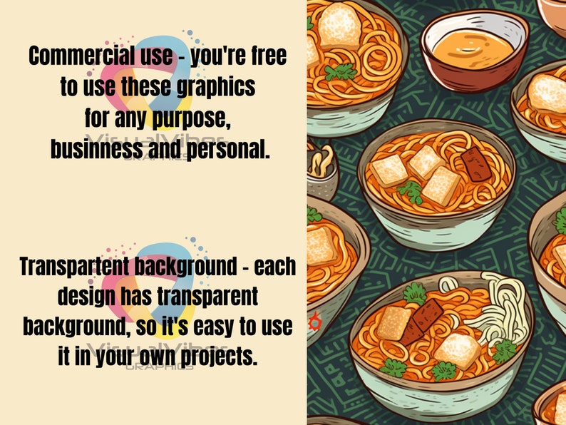 20+ Pasta Themed Seamless Pattern Bundle 300dpi Kitchen Decor Food ...