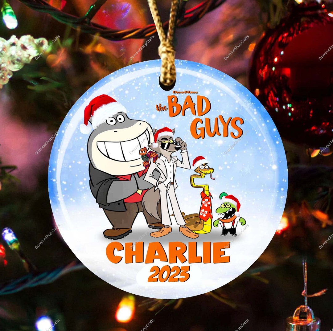Personalized the Bad Guys Characters Ornament the Bad Guys - Etsy